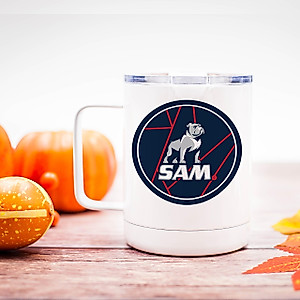 greeklife.store Samford University Stainless Steel Travel Mug Tumbler 13 OZ with Lid, Coffee Mug (Samford University #11)