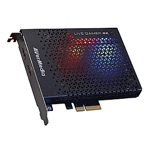 AVerMedia GC573 Live Gamer 4K Internal Capture Card: 4K60 HDR10 Streaming and Recording with Ultra-Low Latency for PS5, Xbox Series X/S, OBS, Twitch, YouTube, Windows 11 - TAA/NDAA Compliant