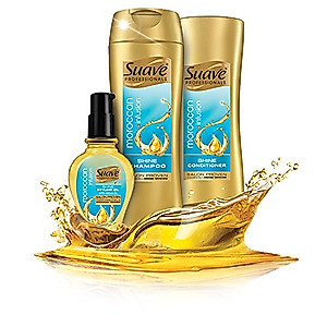 Suave Shine Shampoo and Conditioner, Moroccan Infusion, 12.6 Fl Oz (Pack of 2)