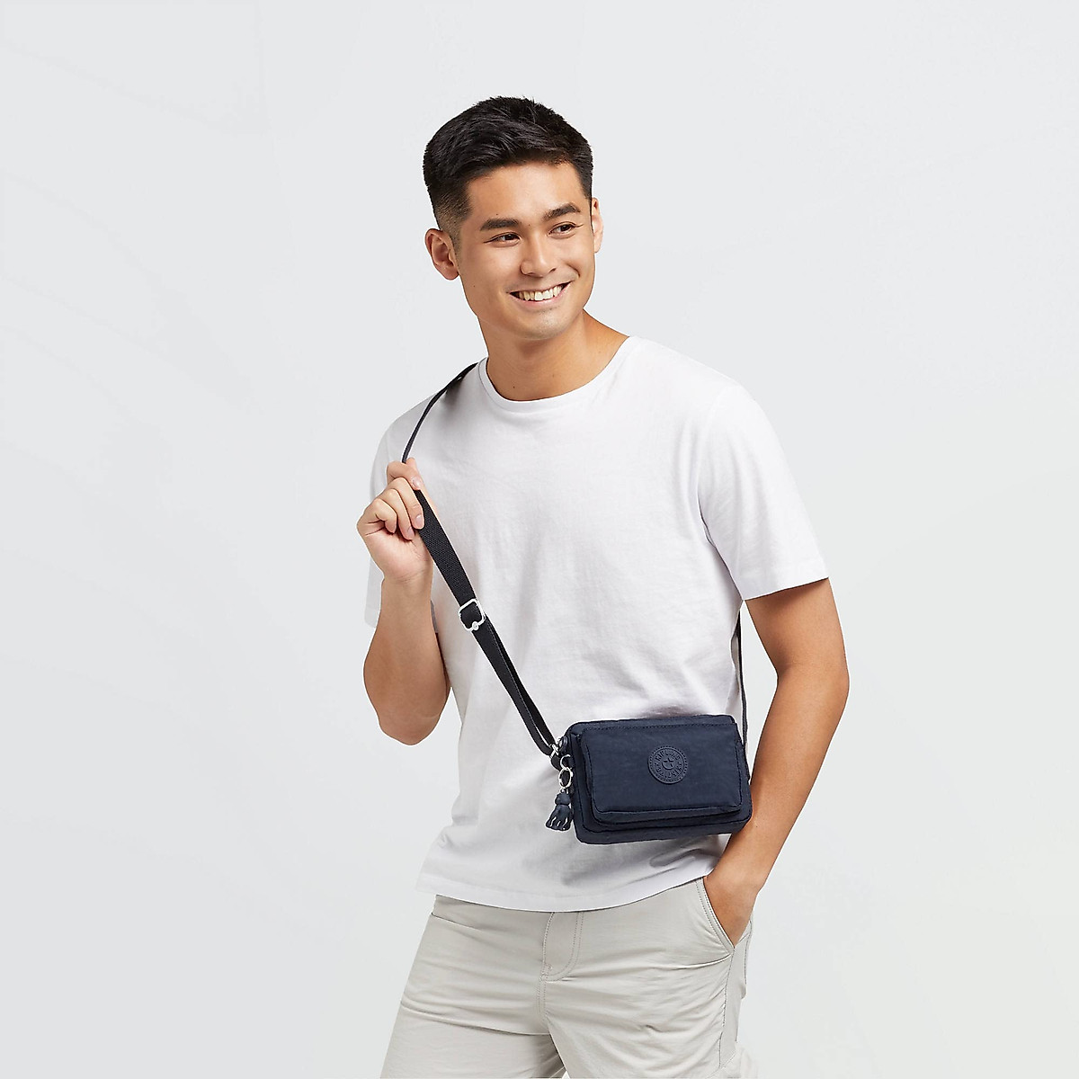 Kipling womens Women's Abanu Crossbody Handbag, Blue Bleu 2, 9.5 L x 6.75 H 3.5 D US