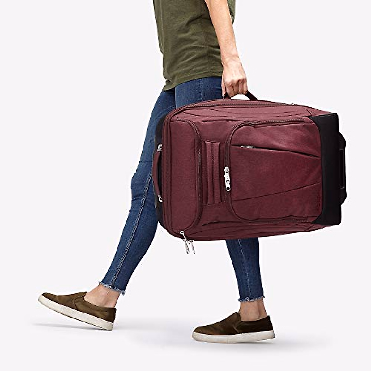 ebags ebags Mother Lode 21 Inches Carry-On Rolling Duffel - Luggage (Heathered Graphite)