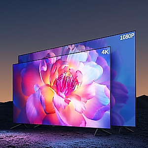 BlueAVS 100 Feet HDMI Fiber Optic Cable 4K 60Hz HDMI 2.0b High Speed 18Gbps Dynamic HDR10 HDCP2.2/2.3 eARC White