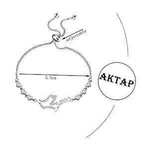 AKTAP Sorority Gift Z P B Dove Bracelet Inspired Greek Greece Sorority Finer Women Jewellery