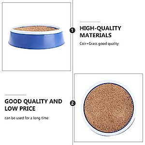 YARDWE 2pcs Handwoven Pigeon Nesting Bowls Pigeon Doves for Pigeon Dwarf Rabbit Gerbil Chinchillas Parakeet Guinea Pigs