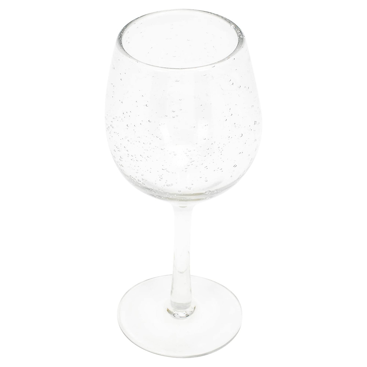 TAG True Living Perfectly Clear Bubble 15 ounce Tall Stemmed Glass Set of 6, Wine