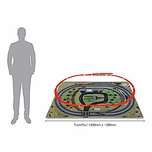 Hornby The Flying Scotsman A1Class 4472 OO Electric Model Train Set HO Track with US Power Supply R1255M , Green