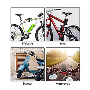 120db Anti Theft Alarm for Bike Motorcycle Ebikes Electric Scooter Bicycle: Car Motion Sensor Alarms with Control Remote Catalytic Converter Anti Theft Device Auto Security System Accessories
