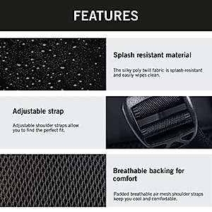 Kenneth Cole REACTION Women's Sophie Backpack Silky Nylon Laptop & Tablet RFID Bookbag, Black, One Size