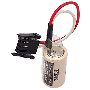 DCYNXC (5-Pieces 1100mAh CR14250SE 3V 1/2AA Battery Replacement for FDK CR14250SE PLC Lithium Battery 1747-BA Backup Power Supply, 14mm*25mm