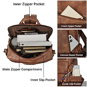 BOSTANTEN Small Wallet For Women ＆ Backpack for women