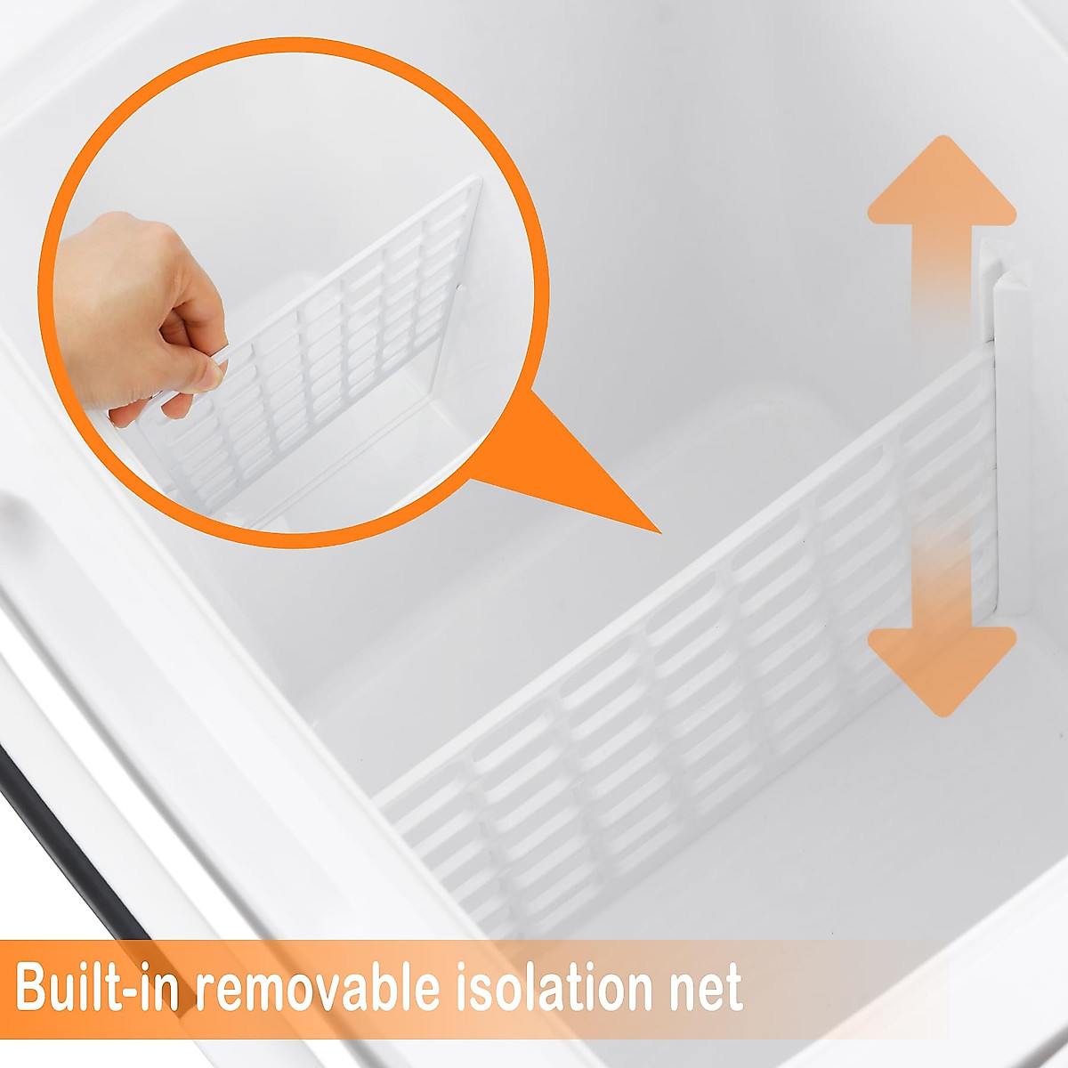 ZENY Mini Fridge Electric Cooler and Warmer for Car- 12V DC Car Refrigerator with Automatic Locking Handle, 28 Quart Portable Car Fridge for Travel and Camping