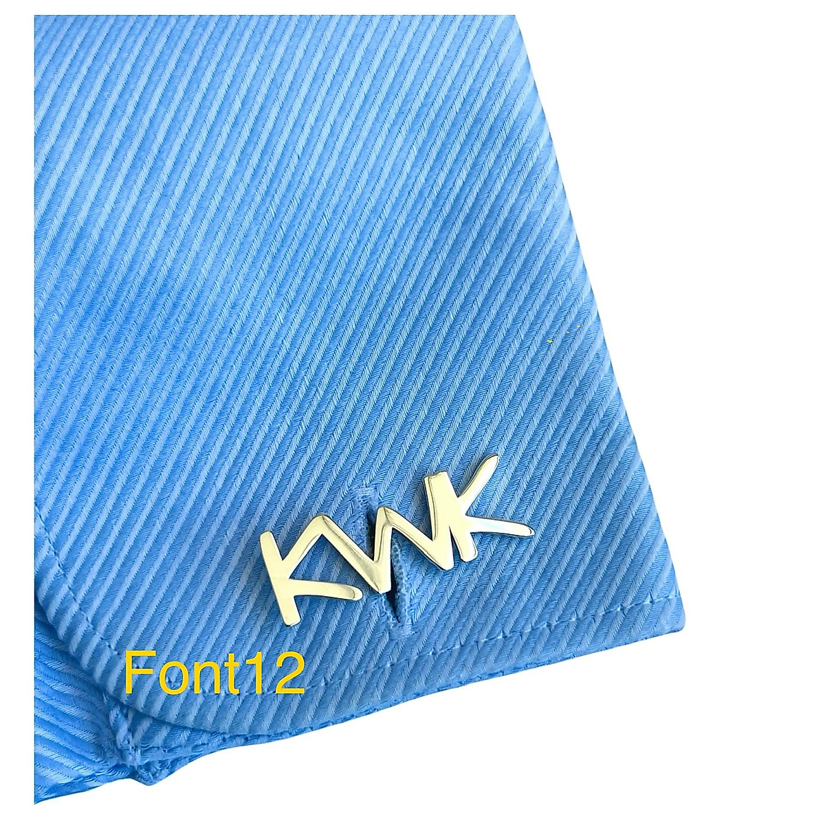 Personalized Name Cufflinks, Customize it with Your Letter, Initials Sterling Silver or 14k Yellow Gold Plated Cufflinks, Mens Gift, Gift for Dad, Groomsmen Gift