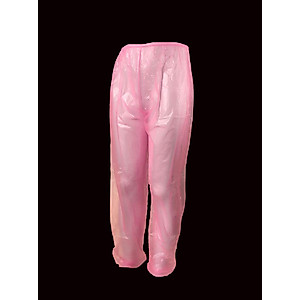Haian Plastic Jogging Bottoms (Large, Transparent Pink)