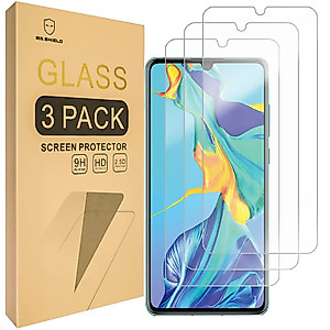 Mr.Shield [3-PACK] Designed For Huawei P30 [Tempered Glass] Screen Protector with Lifetime Replacement
