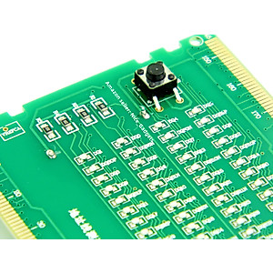 Nice DDR4 Desktop PC Server Memory RAM Module and Computer Motherboard RAM Slot Easy Test Quick Diagnostic Analyzer LED Tester Card Complete Set Solution Kit 288 Pin All Speed Voltage ECC and nonECC