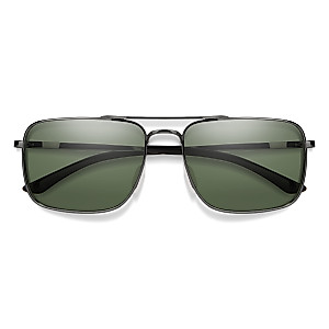 SMITH Outcome Lifestyle Sunglasses - Gunmetal | Chromapop Polarized Gray Green