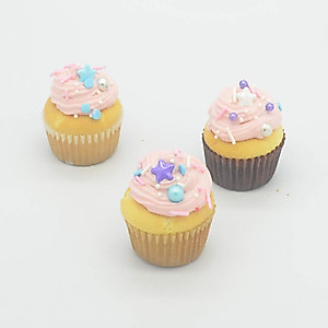 Huaswan Coffee Cupcake Liners Mini Greaseproof Paper Baking Cups, 150-Count