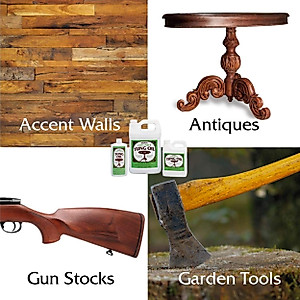 HOPE'S 100% Pure Tung Oil, Food Safe, Premium Waterproof Natural Wood Finish and Sealer for Indoor and Outdoor Projects, 32 Fl Oz, 1 Pack