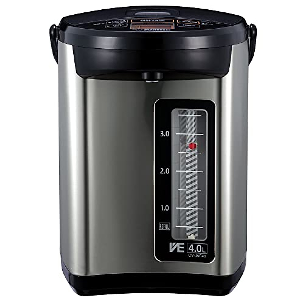 Zojirushi CV-JAC50XB, VE Hybrid Water Boiler & Warmer, 5.0 Liter, Stainless Black, Made in Japan