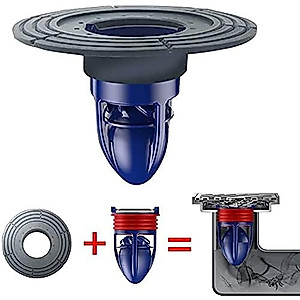 Shower Drain Floor Drain Backflow Preventer Magnetic Levitation One-Way Drain Valve Fast Drainage Shower plug Insert Drain Plug Fit for Tube Depth 2.56-4.13in (Caliber（2-3.9in）,Depth 3,15in)