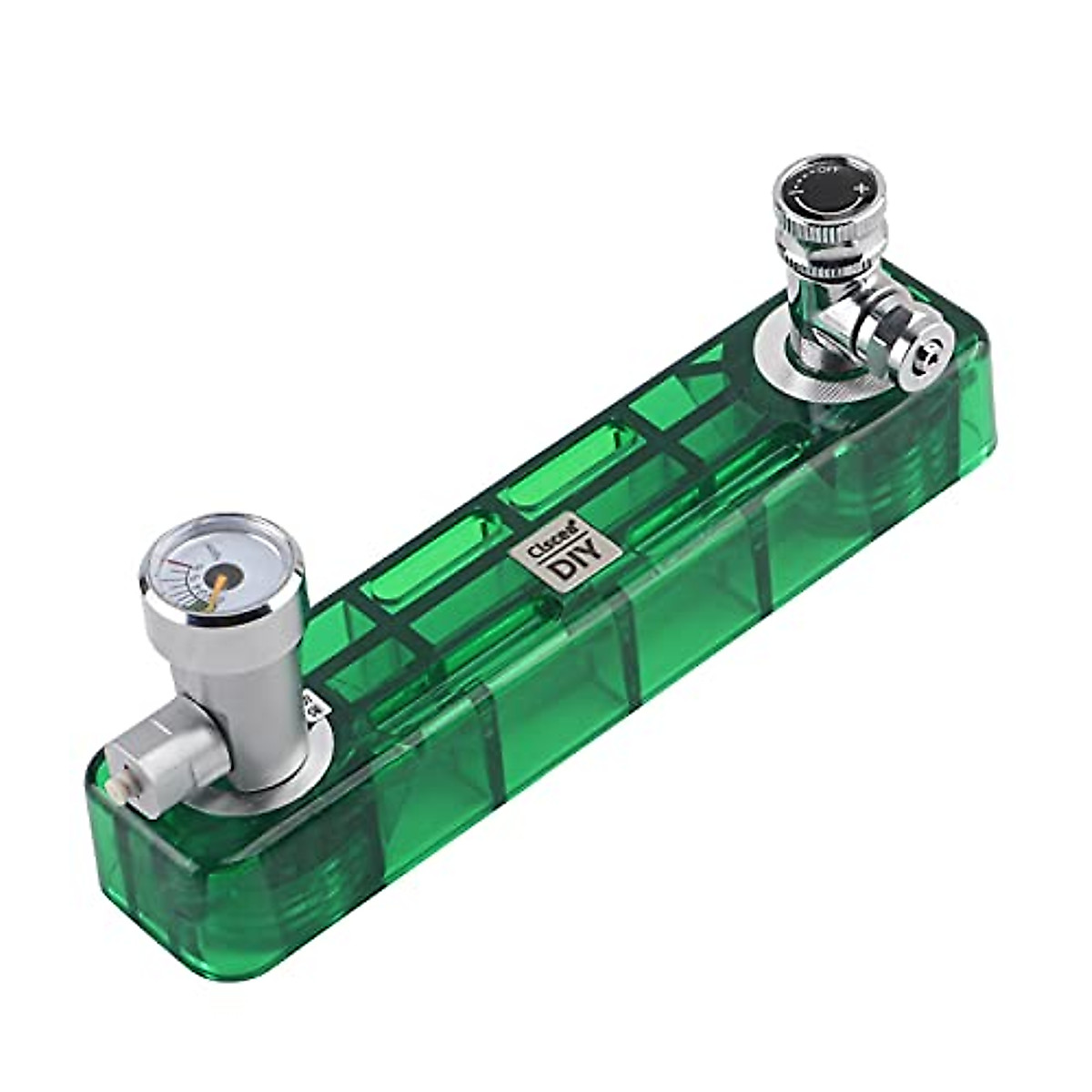 Clscea DIY CO2 Generator System Kit with Safety Valve 1 Second Quick Reaction for Aquarium Plants Integrated Design