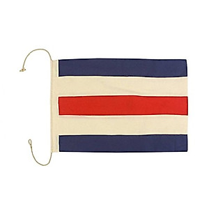Hampton Nautical Letter F Nautical Cloth Alphabet Flag, Letter C