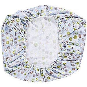 Summer Ultra Plush Changing Pad Cover, Blue Swirl