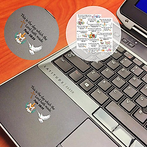 Rub On Transfers Stickers Bible Verse Motivational Faith Labels Jesus Christian Seals 8.26 x 11.69 Inch Scripture Inspirational Pray Stickers Religious Faith Labels for Bottles 2 Sheets