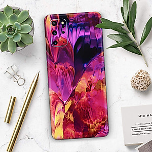 DesignSkinz Blurred Abstract Flow V28 Protective Vinyl Decal Wrap Skin Cover Compatible with The Samsung Galaxy S20 (Screen Trim & Back Glass Skin)