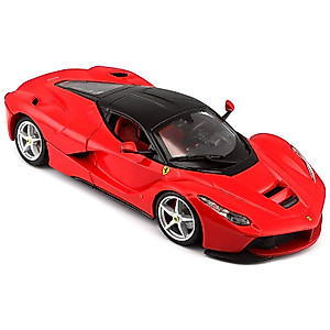 Bburago Ferrari Race and Play LaFerrari 1/24 Scale Diecast Model Vehicle Red