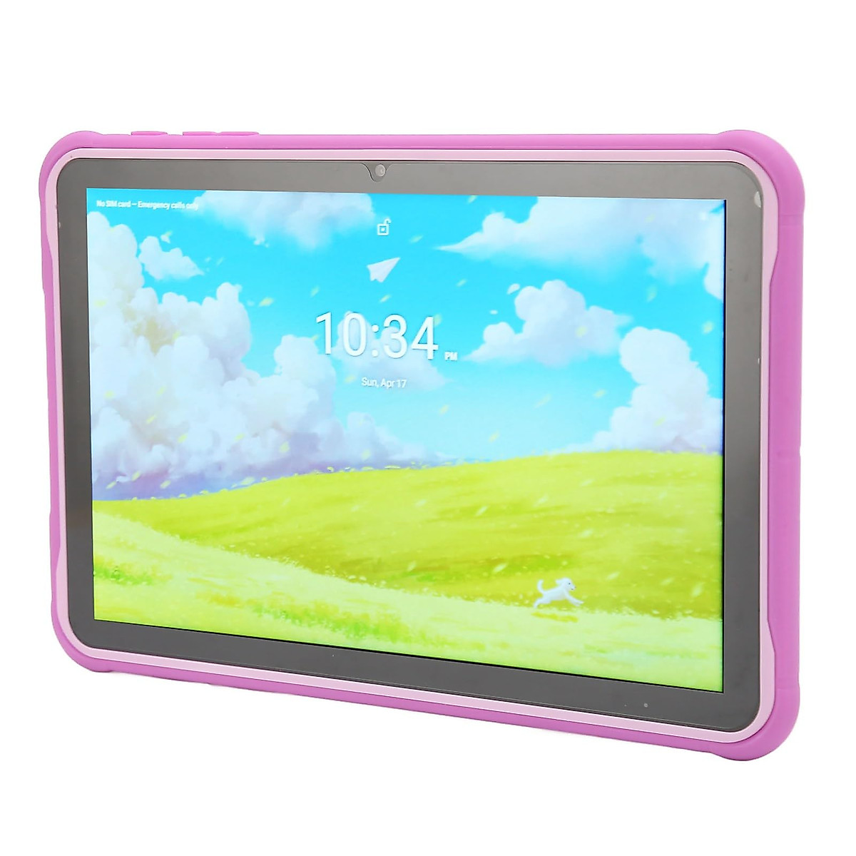 FOLOSAFENAR Tablet, 100‑240V Eye Protection 2MP 8MP Dual Camera WiFi 10 Inch HD IPS Screen Kids Tablet for Study (US Plug)