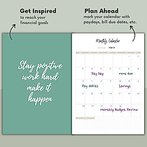 Budget Planner and Monthly Bill Organizer - Financial Planner –12-Month Budget Organizer, Budget Book Planner - Income and Debt Tracker Planner, Business Expense Tracker Notebook and Bill Planner
