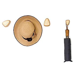 Cosymple Pebble Wood Wall Hooks, Coat Hooks for Wall Mounted, Modern Decorative Hooks Made by Wood in Boho Stytle