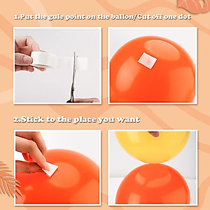 Balloon Arch Kit Balloon Garland Decorating Strip Kit, Balloon Tape Strips Double Hole with Dot Glue Point Stickers, Balloon Flower Clip, Balloon Tying Tool, Suitable for Party Birthday Wedding
