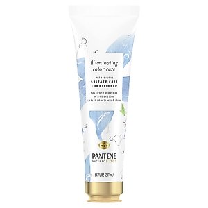 Pantene Nutrient Blends Conditioner, Illuminating Biotin Color Care, Sulfate Free Color Protection, 8.0 fl oz