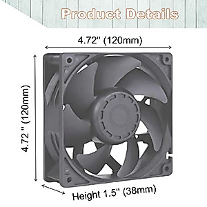 Precision Control Speed Fan Compatible with Char-griller Gravity Fed 980 Charcoal Grill 38-in W Black Barrel Charcoal Grill