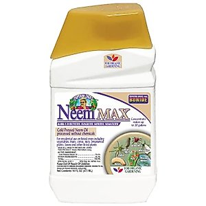 Bonide Captain Jack's Neem Max, 16 oz Concentrated Cold Pressed Neem Oil, Multi-Purpose Insecticide, Fungicide, Miticide, and Nematicide for Organic Gardening