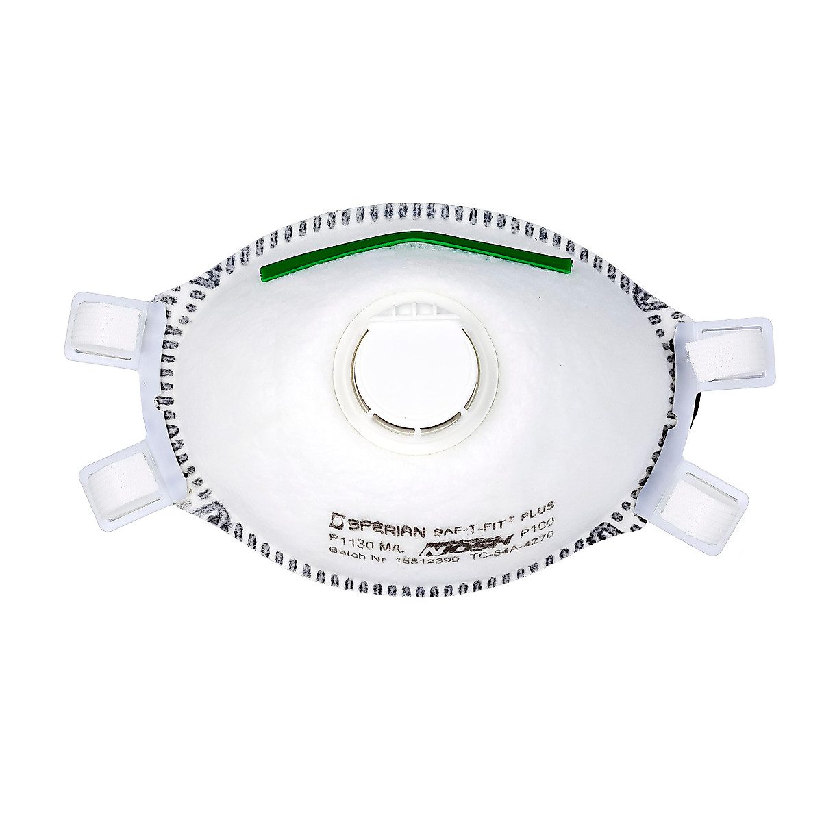 Honeywell Safety Products SAF-T-Fit Plus Disposable Lead Paint Removal P100 Respirator Mask with Exhalation Valve, 1-Pack (RWS-54020)