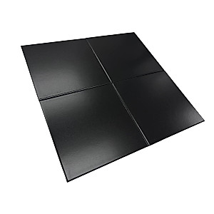 8x8 Subway Square Porcelain Floor Wall Tile Matte Finish for Backsplash Kitchen, Accent Decor, Bathroom Shower Tile (Black, Box of 30 Pieces (12.7 sq.ft))