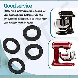 KINTLE 3 Different Height Adjustments for the KitchenAid Bowl-Lift Stand Mixer, Improve Bowl Does Not Come Close Enough to The Bottom, Allow the Food to Mix Well, Enhance Mixing Experience, BLACK