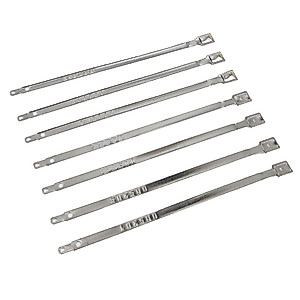 QZATTCAEN 100pc Metal Truck Seals Metal Trailer Seals Security Seals Tamper Evident Seal Metal Container Seal Steel Seals Shipping Seals Numbered Sequentially