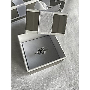 10KY Polished Monogram Ring