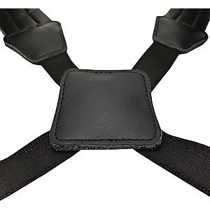 Saxophone Strap Professional Shoulder Harness Leather Padded for Alto Tenor Bari Soprano Sax