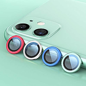 iPhone12 Mini Decorative Colorful Camera Lense Protectors {2sets of Colors} with Privacy/Anti Spy Screen Protector [2 pcs] for iPhone Mini 5,4"