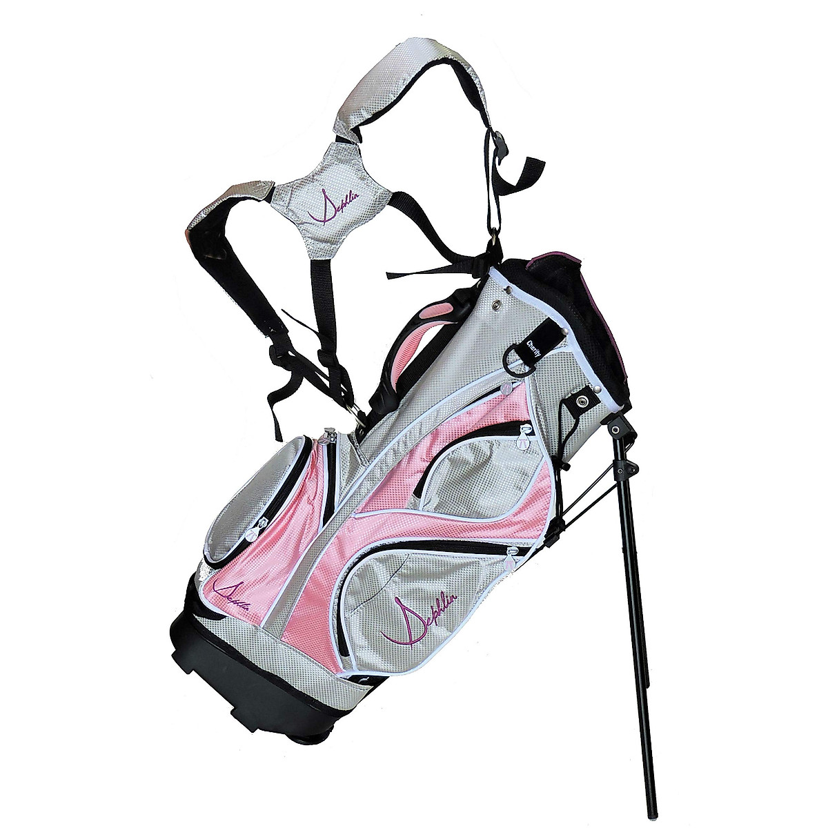 Sephlin - Lady Jayde Pink Girls Left Handed 7 Pieces Golf Club Set & Golf Bag Ages 6-10 2.0