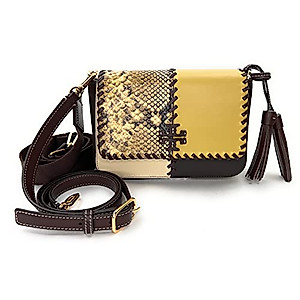 Tory Burch Thea Patchwork Web Flap Crossbody Women's Bag (Multi)