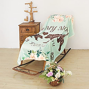 ZKA Mothers Day Birthday Gifts for Mom,Gifts for Mom, Birthday Gifts for Mom, Valentine's Day Gifts for Mom, Christmas Mom Blanket Gifts from Daughter Son, Present for Mom Throw Blanket