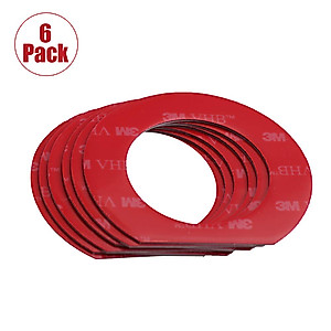 Replacement Spare 3M VHB Tapes (x6) for EUDEMON Safety Children Kitchen Stove Gas Knob Covers. Extra Value Six Pack, Latest Powerful Design to Protect Your Kids & Toddlers