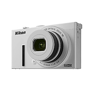 Nikon Coolpix P340 12.2 Mp Wi-fi Cmos Digital Camera with 5x Zoom Nikkor Lens and Full Hd 1080p Video (White) (Renewed)
