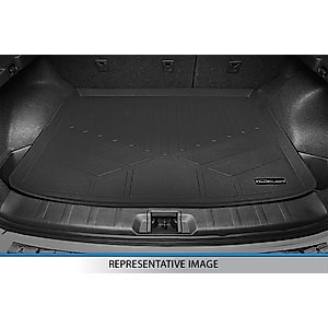 MAXLINER Floor Mats 3 Rows and Cargo Liner Behind 3rd Row Set Black Compatible with 2016-2021 Dodge Durango with 2nd Row Bucket Seats